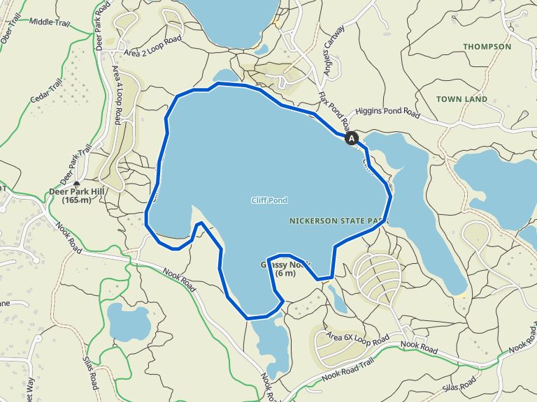 Cliff Pond Trail – Nickerson State Park | hike | Komoot